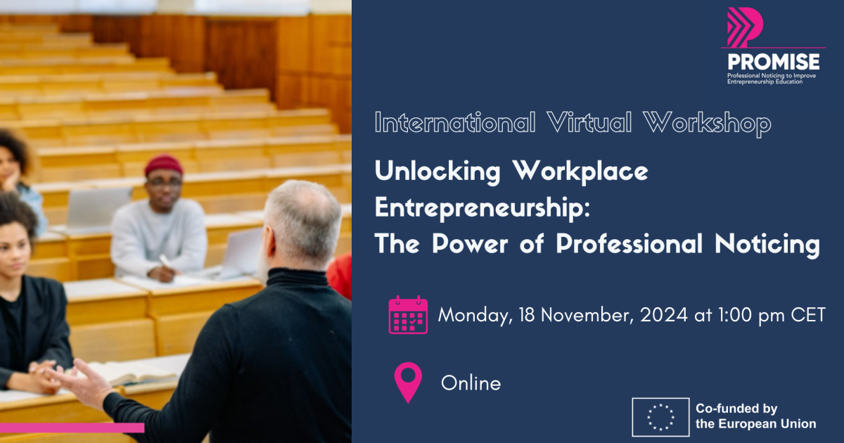 Welcome to a Workshop "Unlocking Workplace Entrepreneurship through ...